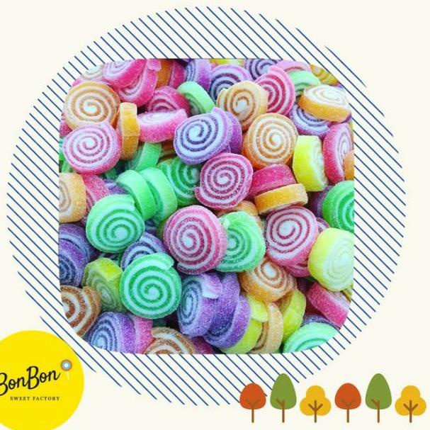 Jual Baru _ Permen Jeli Buah Rol Lingkaran / Fruit Jelly Roll Bulat ... Jual Baru _ Permen Jeli Buah Rol Lingkaran / Fruit Jelly Roll Bulat ...