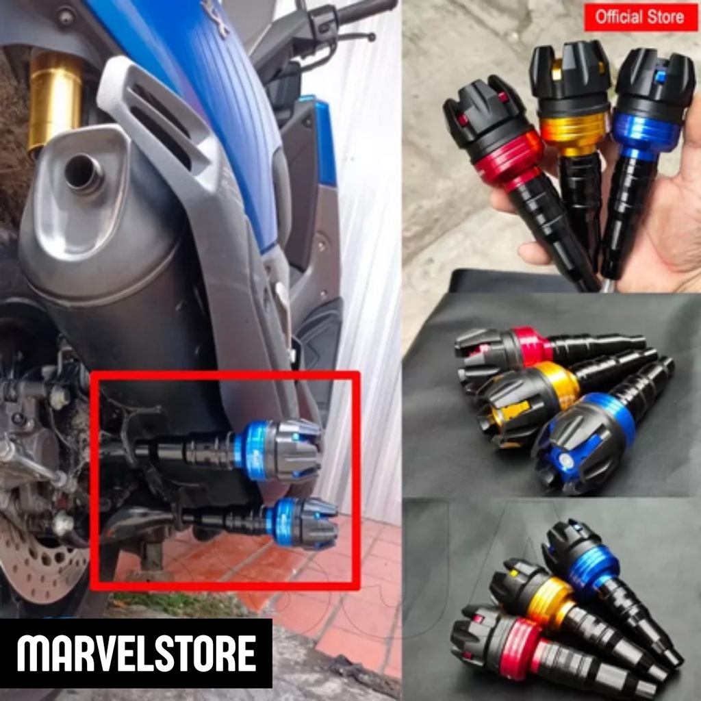 Jual JALU KNALPOT VARIASI | FRAME SLIDER | JALU PELINDUNG KNALPOT NMAX ...