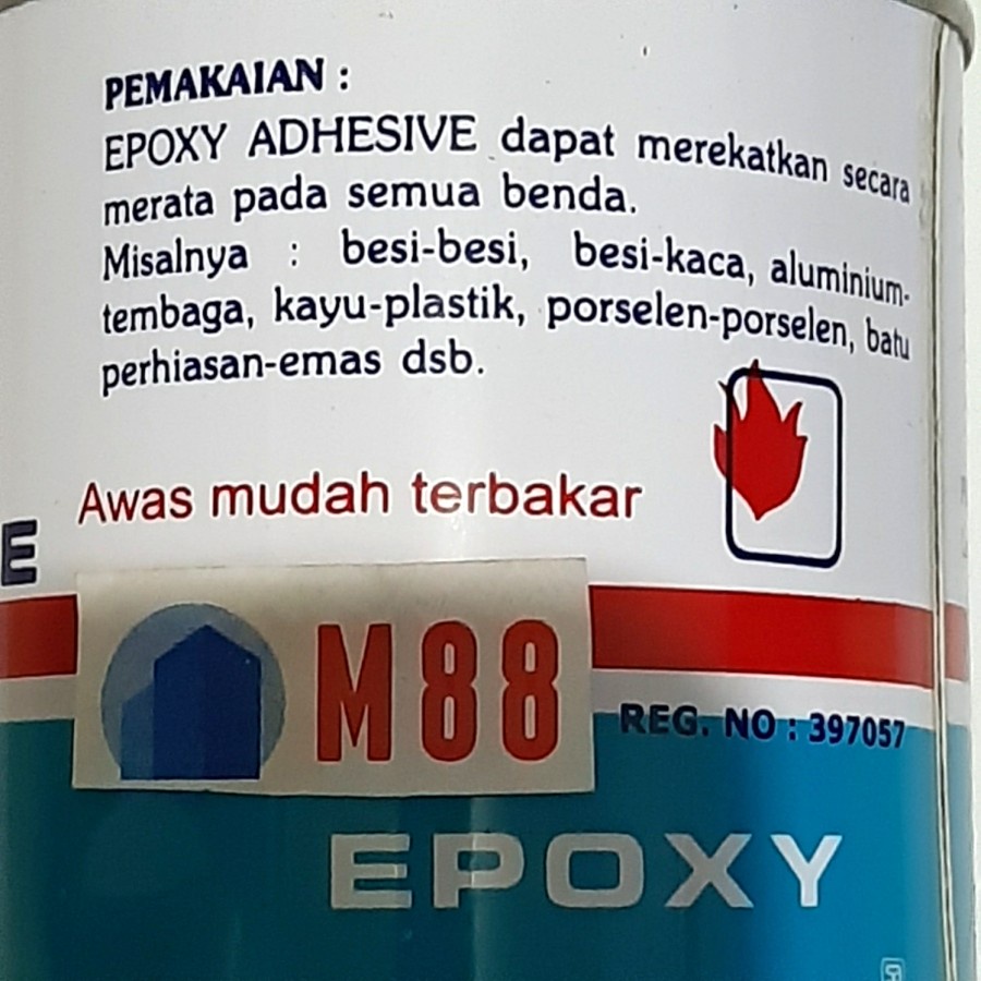 Jual Pertukangan Perekat Lem Epoxy ALF Adhesive 300 ml (Resin+Hardener ...