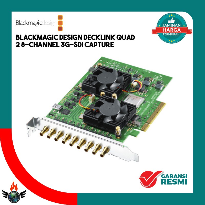 Jual Blackmagic Design DeckLink Quad 2 8-Channel 3G-SDI Capture | Shopee Indonesia