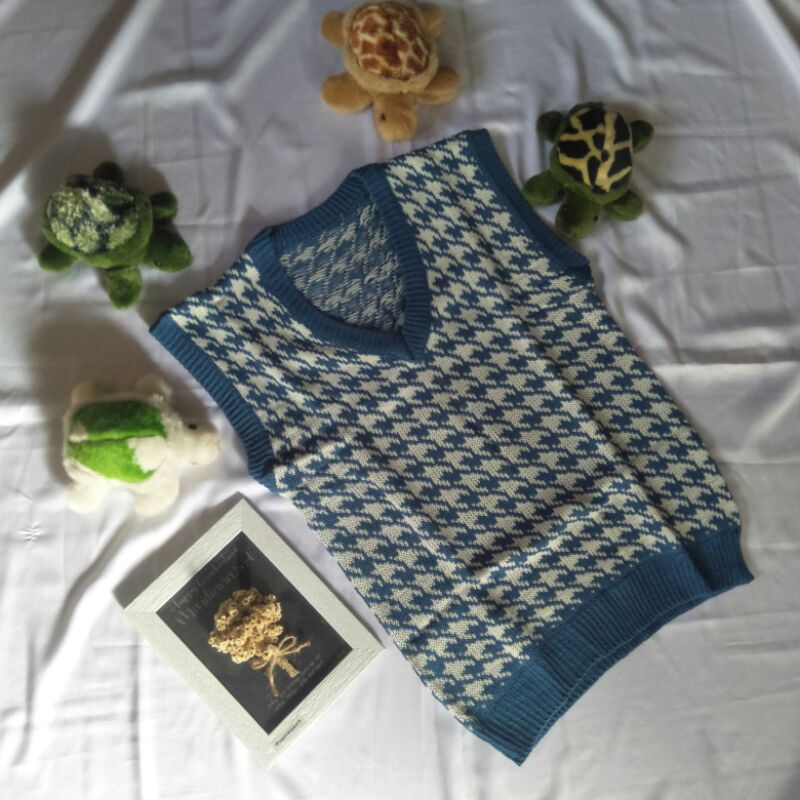 Jual [BISA COD] Rompi rajut / Jennie vest knit / Rompi korea / Rompi ...