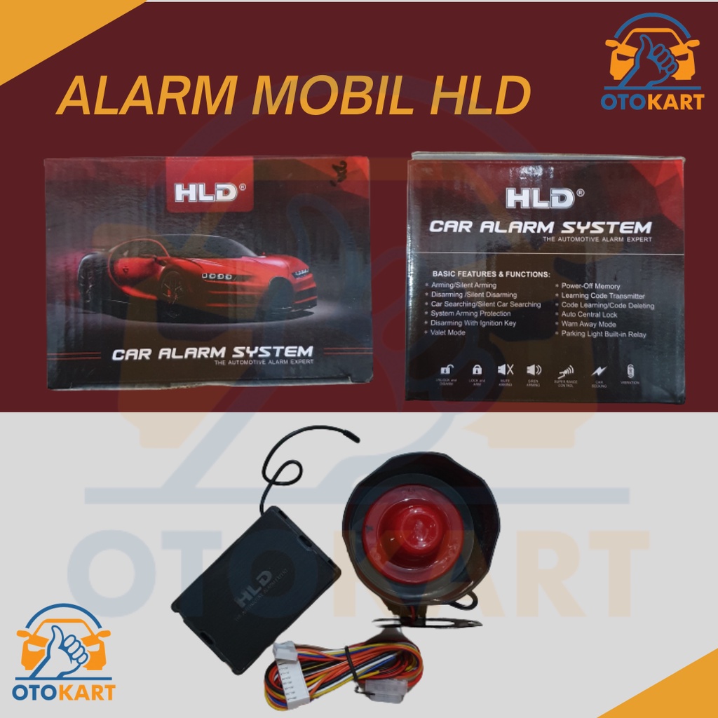 Jual ALARM MOBIL HLD REMOTE REMOT ALARM HLD MODEL TOMBOL UNIVERSAL ...