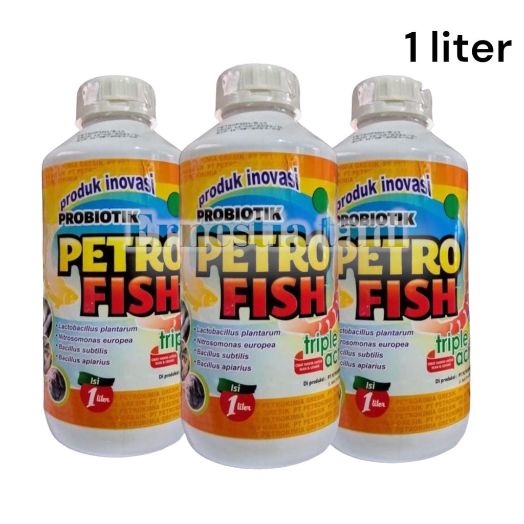 Jual PETRO FISH 1 Liter Probiotik Suplemen Ikan dan Udang memacu ...