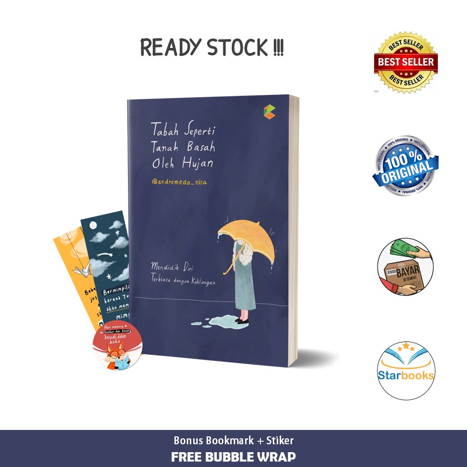 Jual Buku Tabah Seperti Tanah Basah oleh Hujan - C-Klik Media (Motivasi) | Shopee Indonesia