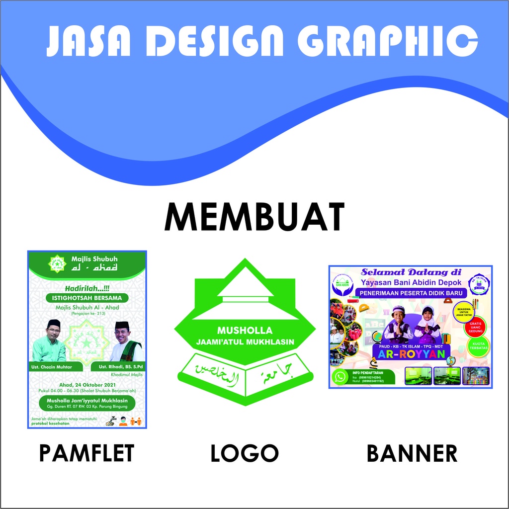 Jual JASA DESAIN, DESAIN PAMFLET, DESAIN LOGO, DESAIN BANNER | Shopee ...