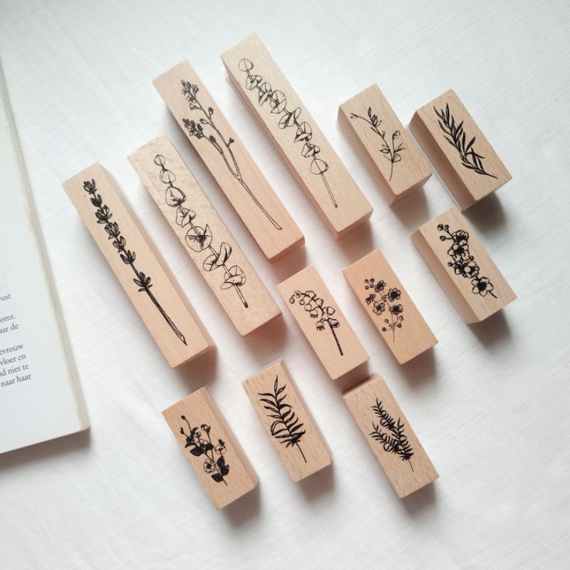 Jual Rubber Stamp Stempel Kayu Vintage Long | Shopee Indonesia