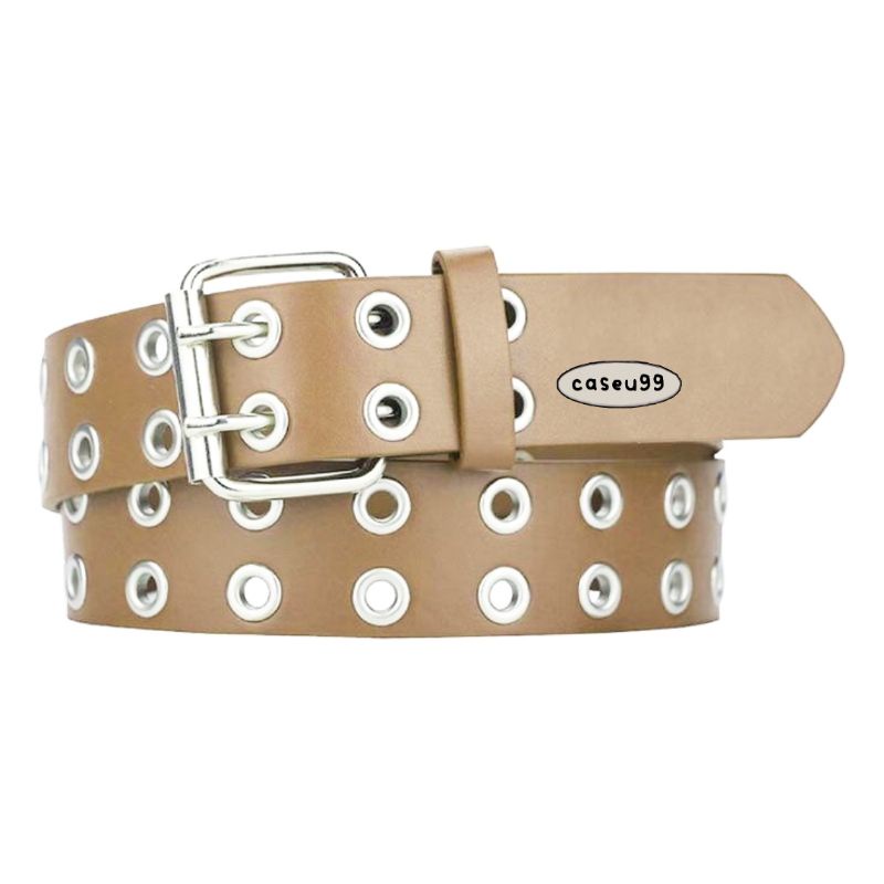Jual ikat pinggang sabuk Harajuku putih brown coklat unisex stardy belt ...