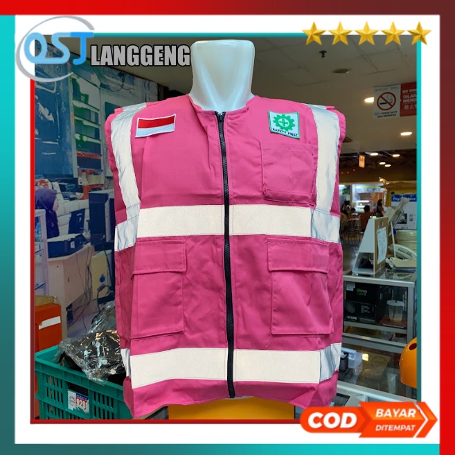 Jual Rompi Safety American Drill Pink - Rompi Safety Proyek Pink ...