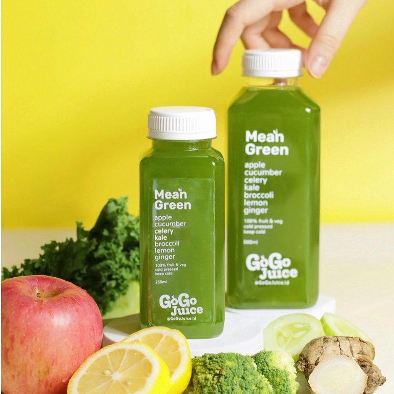 Jual Mean Green 250ML Cold Pressed Juice Jus Apel Timun Seledri Kale ...