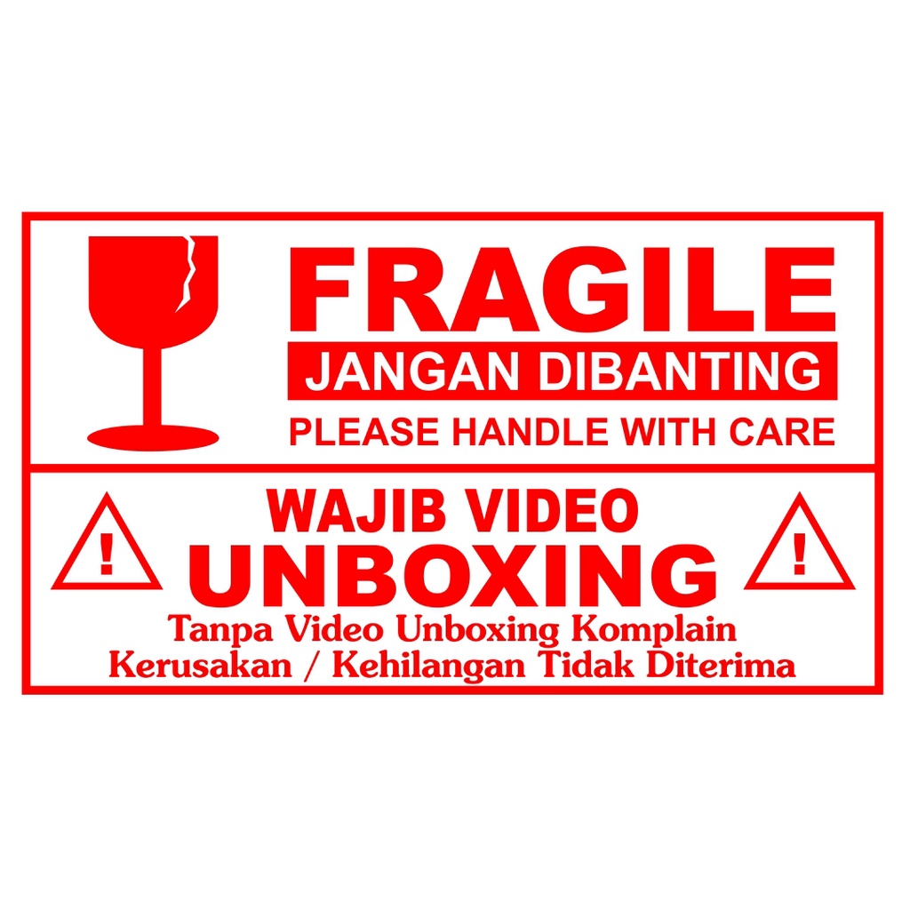 Jual Stempel Custom STEMPEL PACKING, STEMPEL UNBOXING, STEMPEL FRAGILE ...
