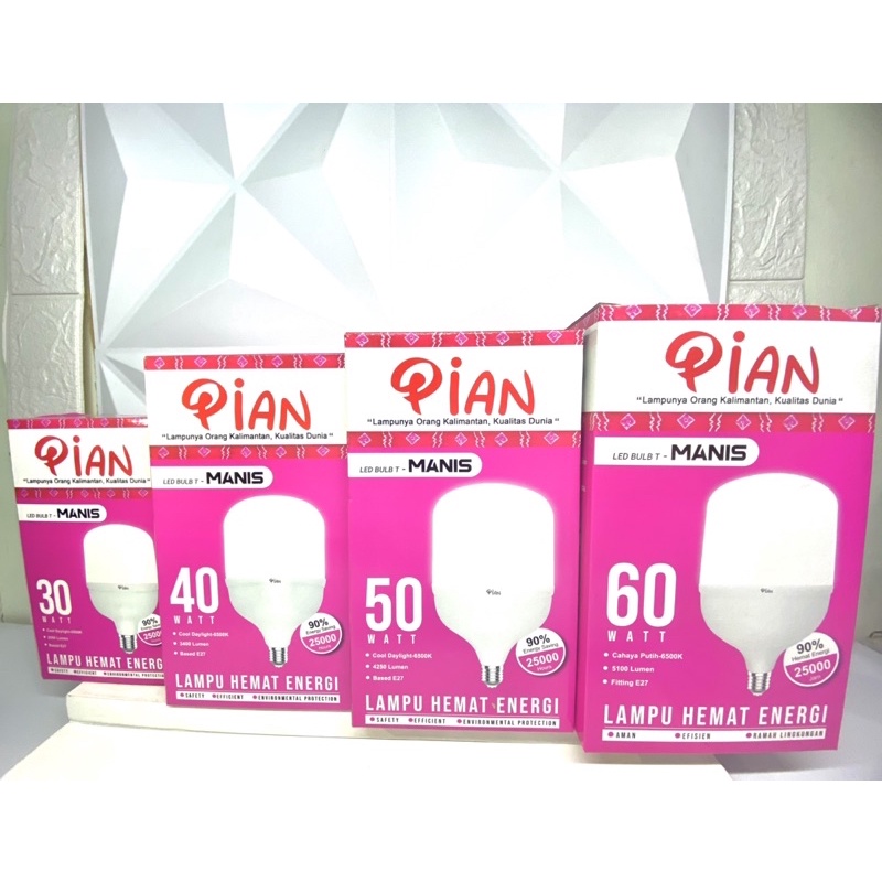Jual LAMPU LED PIAN CAPSULE 30-60 WATT | Shopee Indonesia