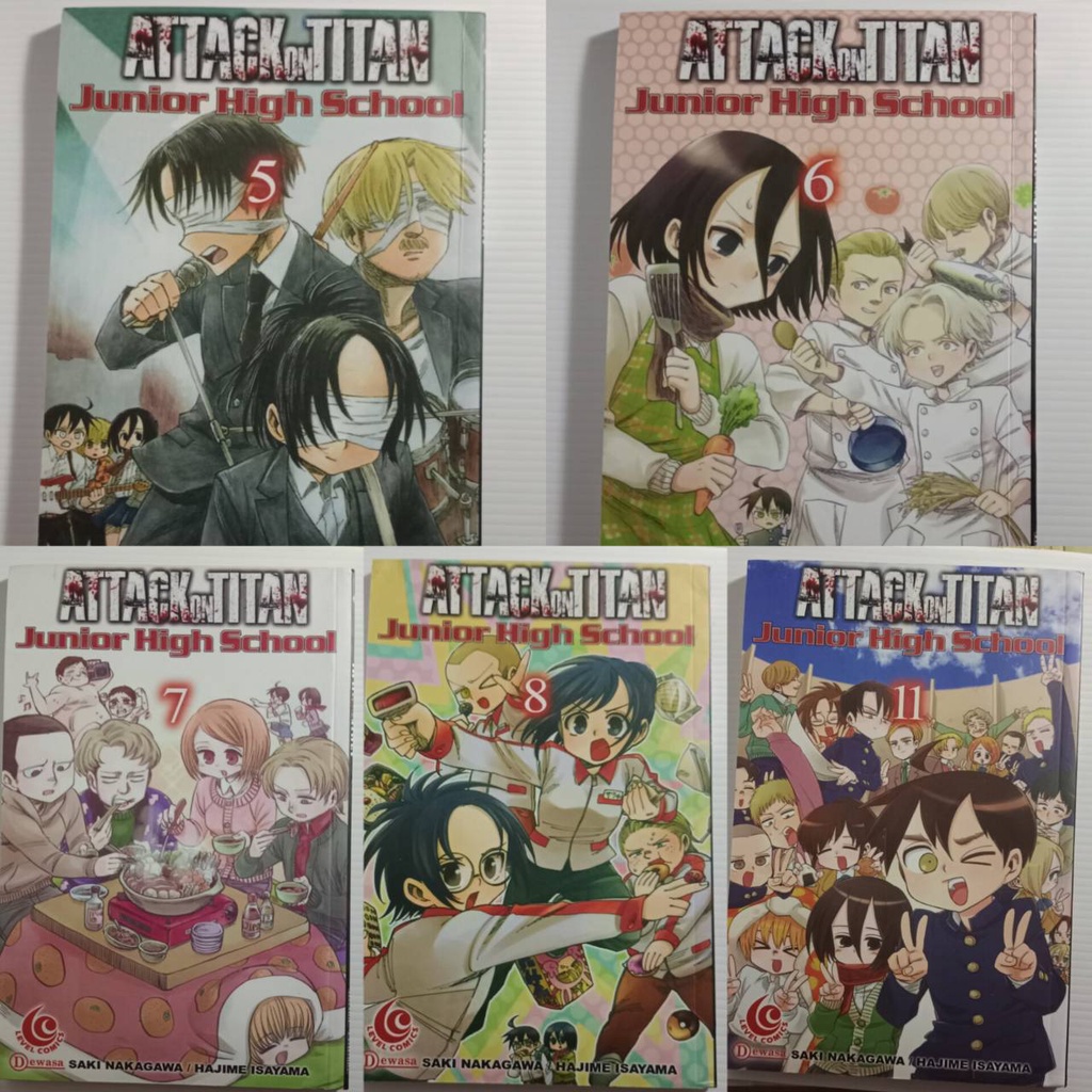 Jual Attack on Titan Junior High School AOT SNK | Shopee Indonesia