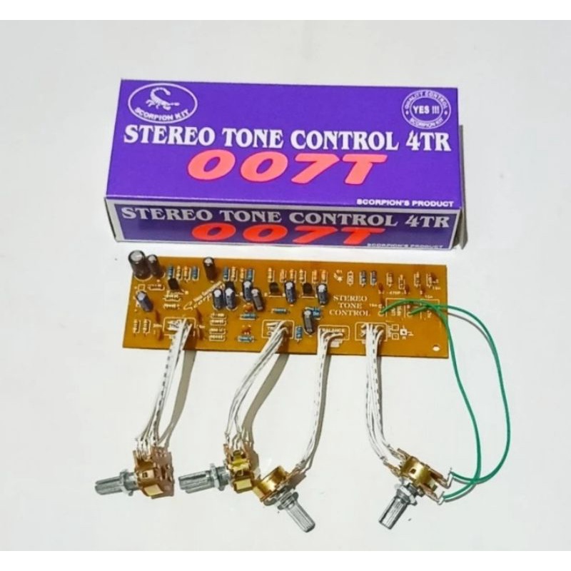 Jual Stereo Tone Control 4 Transistor Scorpion 007T | Shopee Indonesia