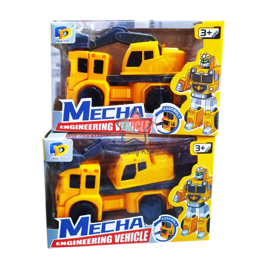 Jual Mecha Engineering Kuning / Transformer / Robot / NP4478 | Shopee ...