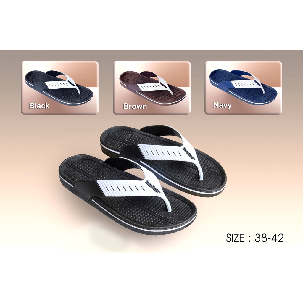 Jual SAMSON sandal jepit karet kekinian simple pria Belair sandal ...