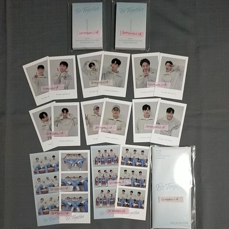 Jual BTOB POLAROID 3CUT PHOTOSET 10th ANNIVE CONCERT BE TOGETHER BTOB TIME 2022 PHOTOCARD PC ...