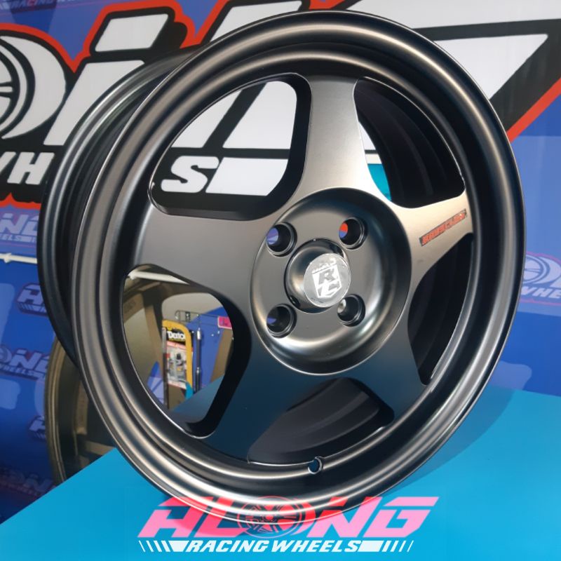 Jual VELG SPOON R15 SATIN BLACK PCD 4x100 - RAYS CLUB [1619] | Shopee ...