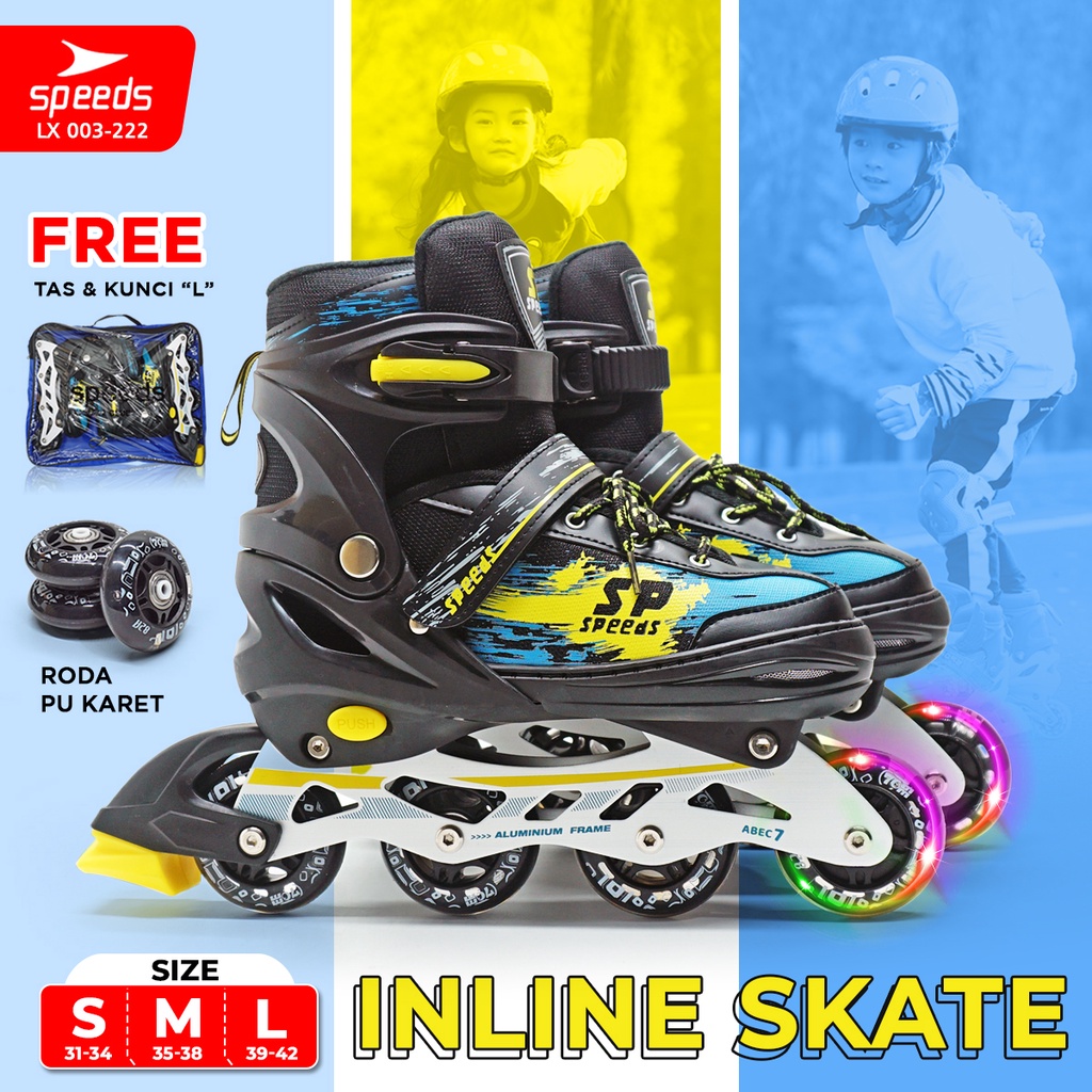 Jual SPEEDS Sepatu Roda Anak Remaja Dewasa Inline Skate Roda Karet ...