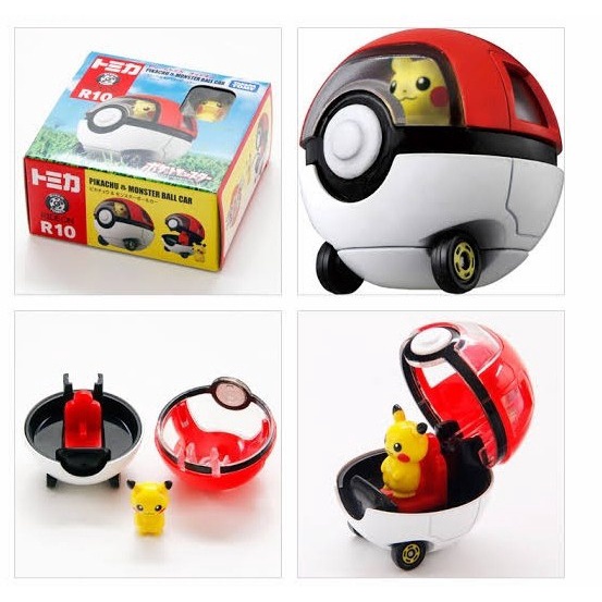 Jual TAKARA TOMY R10 PIKACHU & MONSTER BALL CAR Tomy Mobil Figure ...