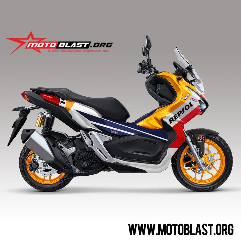 Jual Decal Stiker Honda ADV 150 Repsol Edition Full Body Motoblast ...