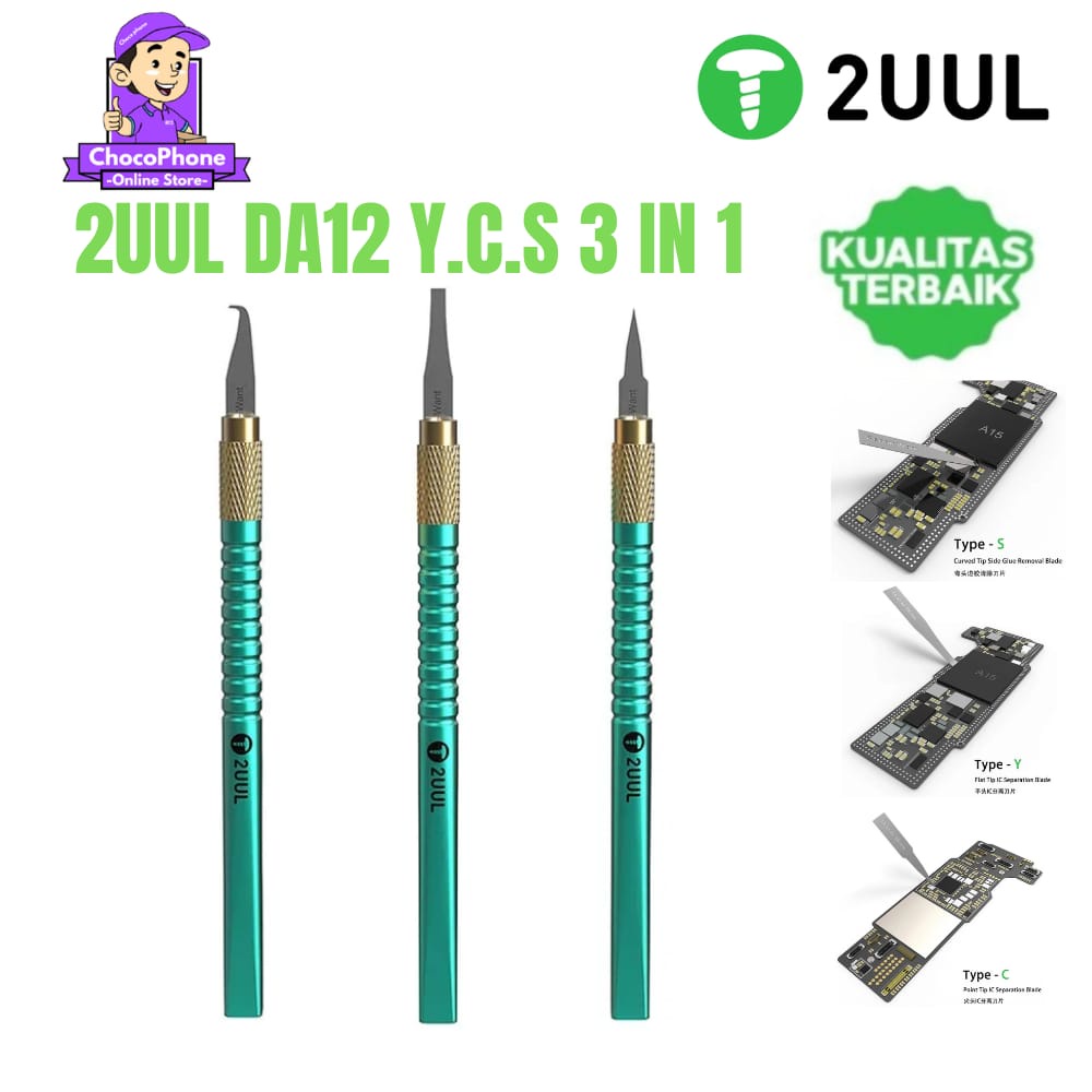 Jual PISAU IC SET 2UUL x REPAIR WANT DA12 YCS 3 IN 1 ORIGINAL | Shopee ...