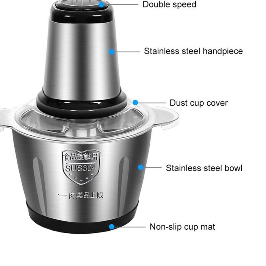 Jual MEAT GRINDER STAINLESS 2L / BLENDER PENGGILING DAGING STAINLESS 2L ...