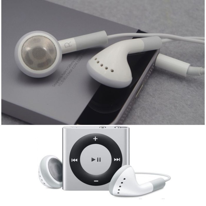 Jual Classical Ipod Shuffle Earphone Great Sound Hifi Earbud Design ...