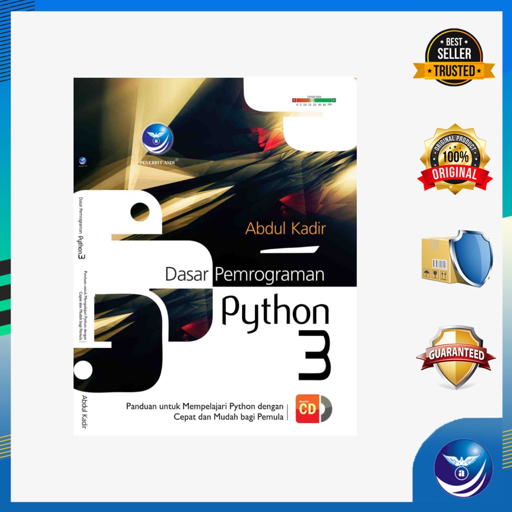 Jual Dasar Pemrograman Python 3 + cd - Abdul Kadir | Shopee Indonesia