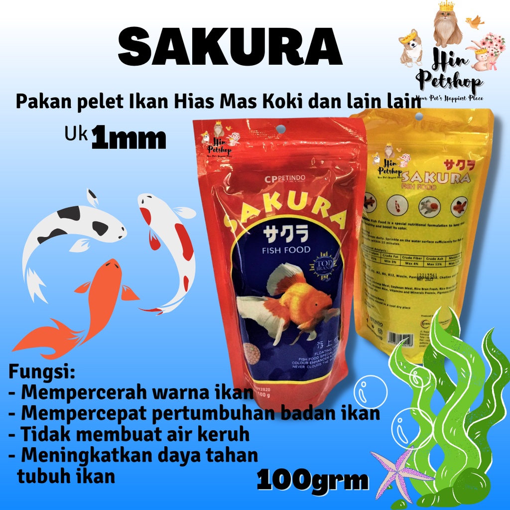 Jual Sakura Fish 1mm - 100 gr | Shopee Indonesia
