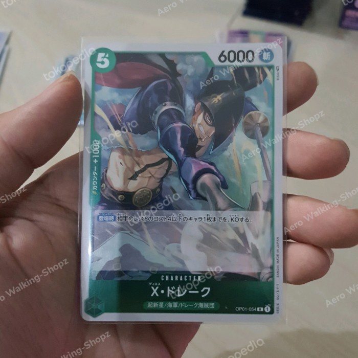 Jual X Drake OP01-054 R Kartu One Piece Card Game TCG (foil/holo) | Shopee Indonesia