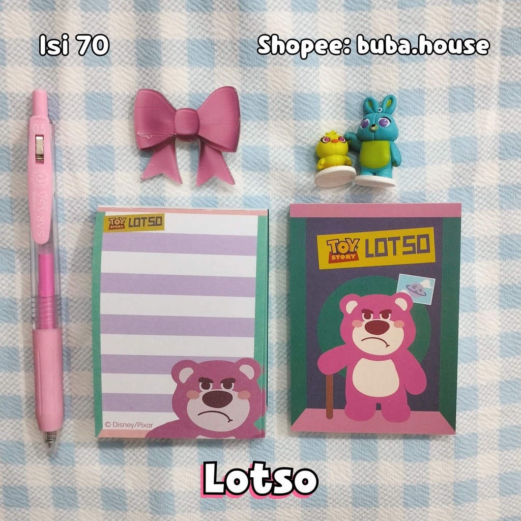 Jual Mini Notes Notebook Mini Memo Toy Story Disney Pixar Lucu Jepang ...