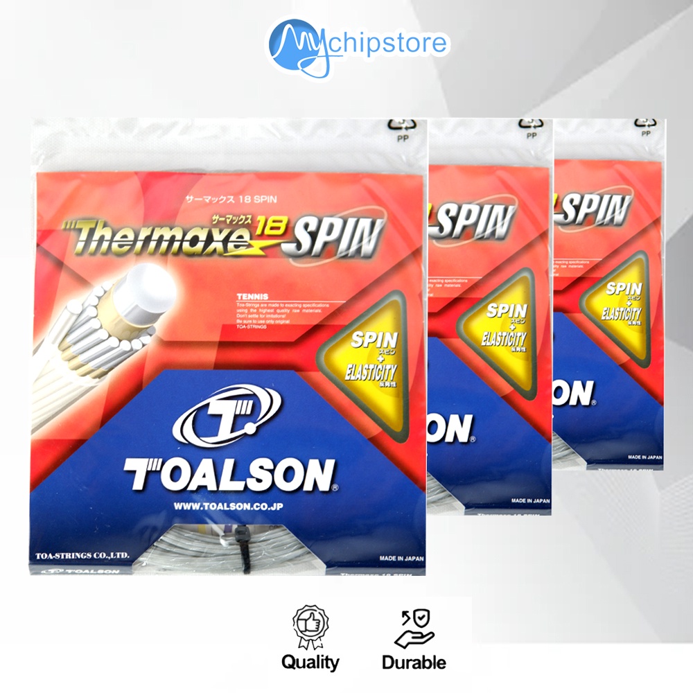 Jual Senar Raket Tenis Lapangan Berkualitas Original TOALSON THERMAXES ...
