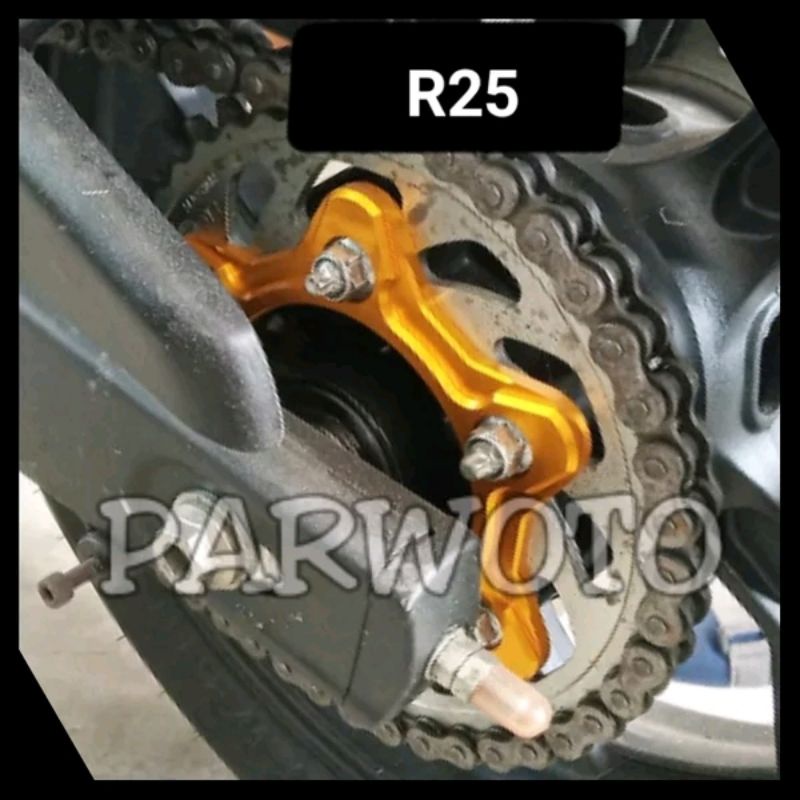 Jual Manisan Rear Sprocket Flange Gir Gear Kawasaki Ninja 250 Karbu FI ...