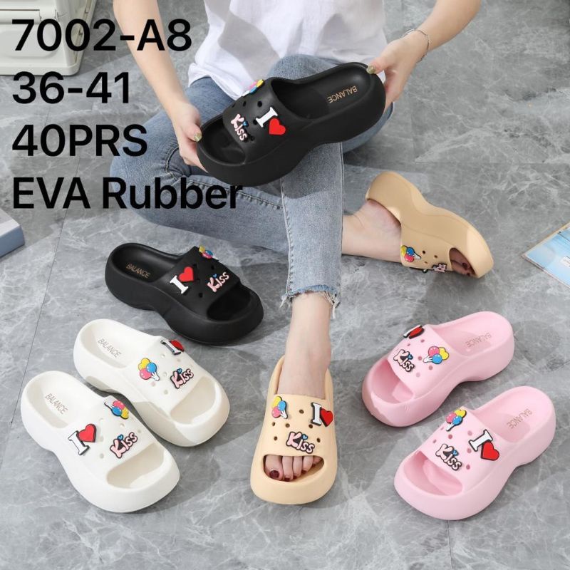 Jual BALANCE 7002-A8 KISS/ SANDAL SLOP WEDGES FUJI | Shopee Indonesia