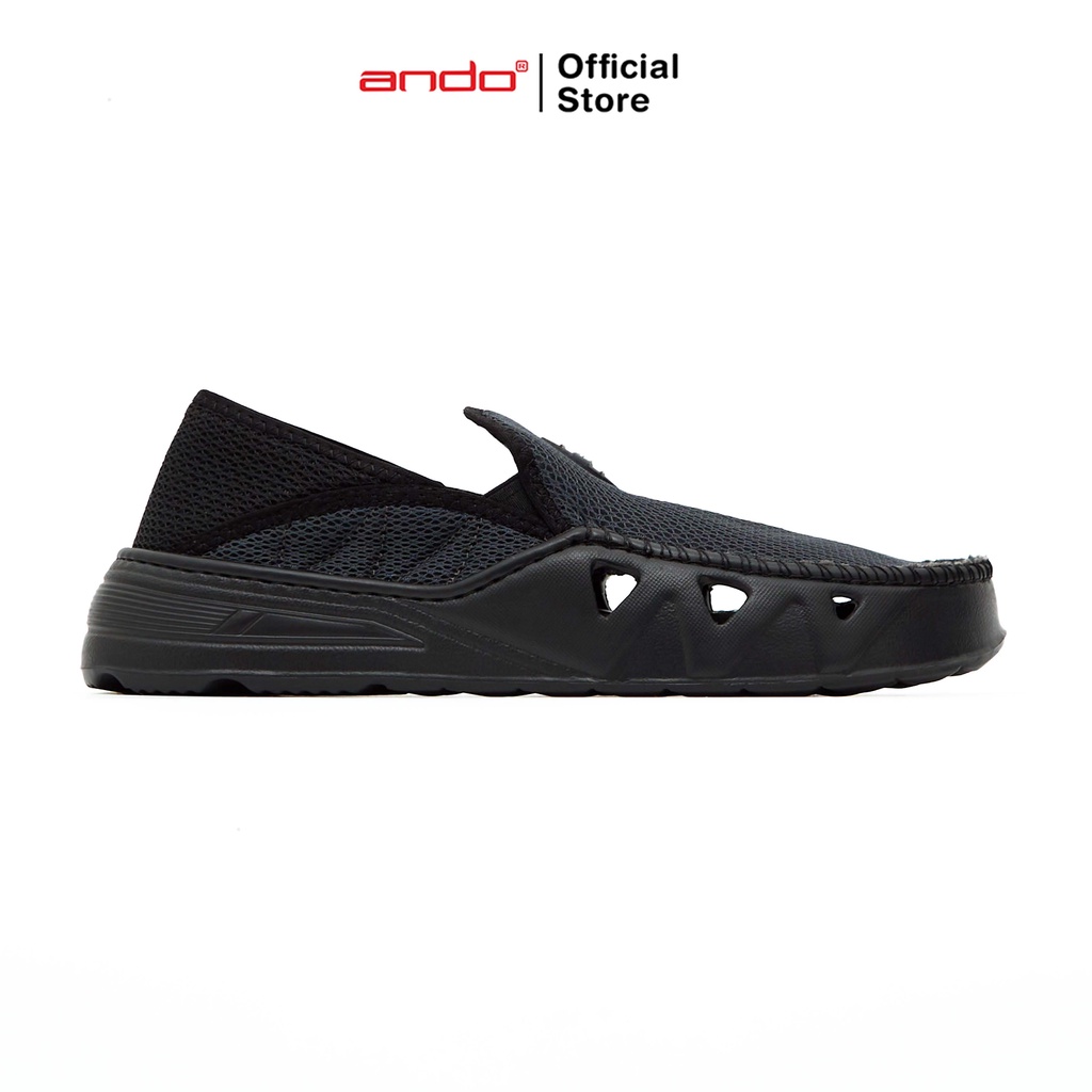 Jual Ando Official Sepatu Sneakers Losail Pria Dewasa - Abu-Abu Tua ...