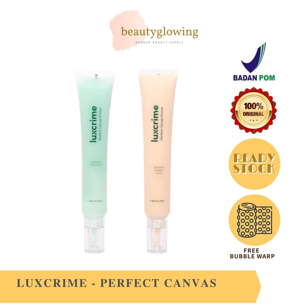 Jual LUXCRIME PRIMER Perfect Canvas Hydro Blur Finish Primer ...