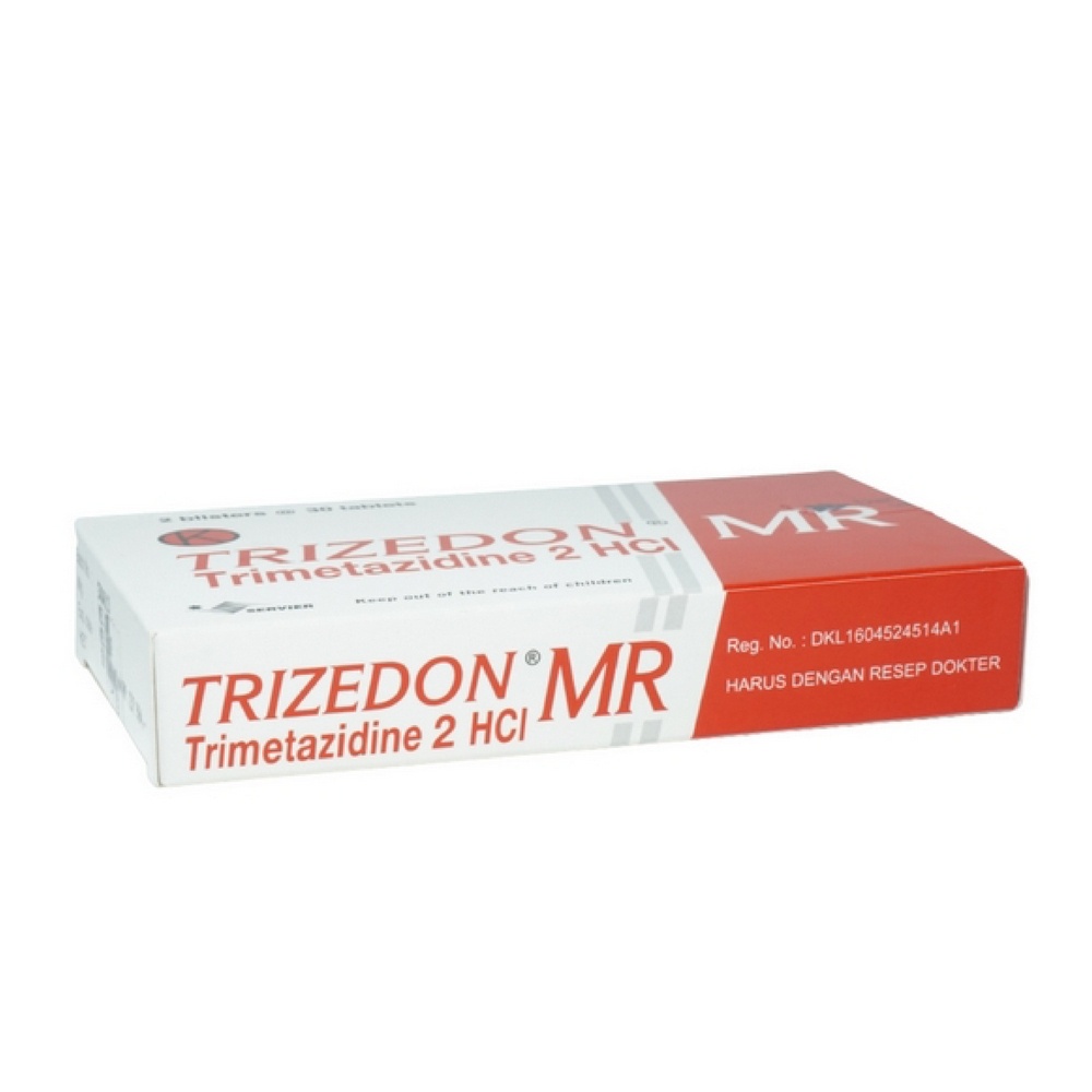 Jual TRIZEDON MR 35MG 1 STRIP ISI 30 TAB/TRIMETAZIDINE/OBAT JANTUNG ...