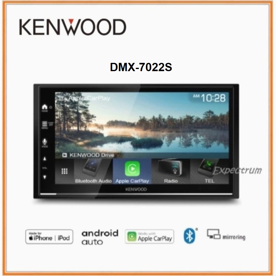 Jual KENWOOD DMX-7022S Headunit Double Din Tape Audio DMX7022S Universal | Shopee Indonesia