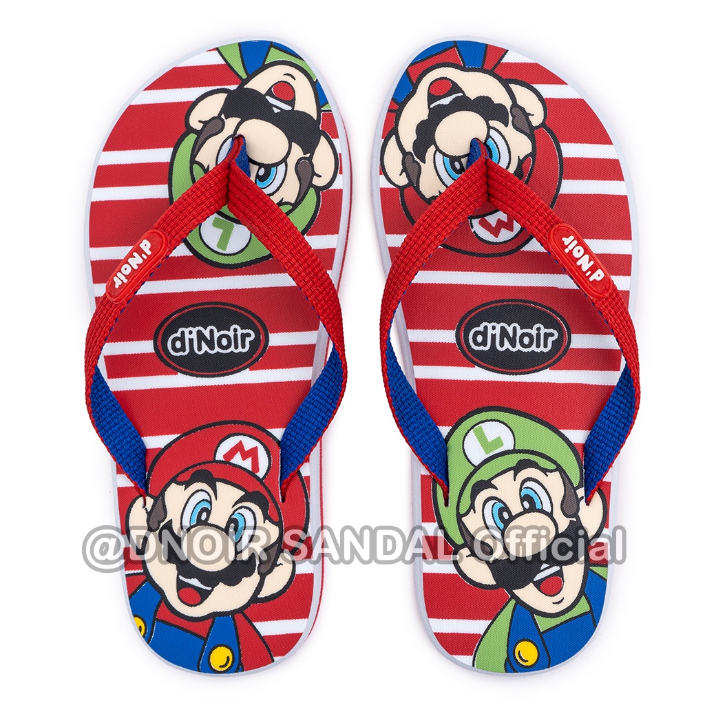 Jual DNOIR Sandal Jepit Anak MARIO BROS size 25 - 36 | Shopee Indonesia