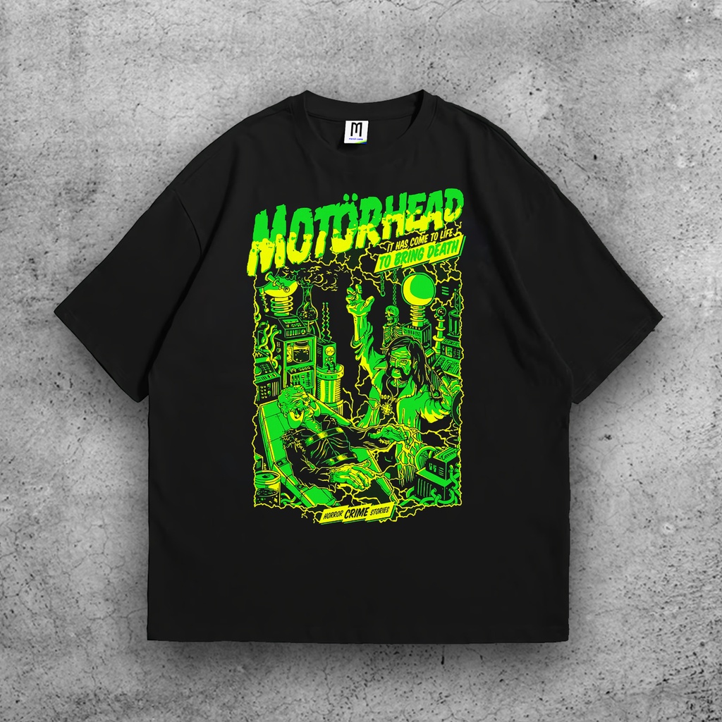 Jual Kaos Oversize Band MOTORHEAD Pria Wanita Cotton Combad 24s Tanpa ...