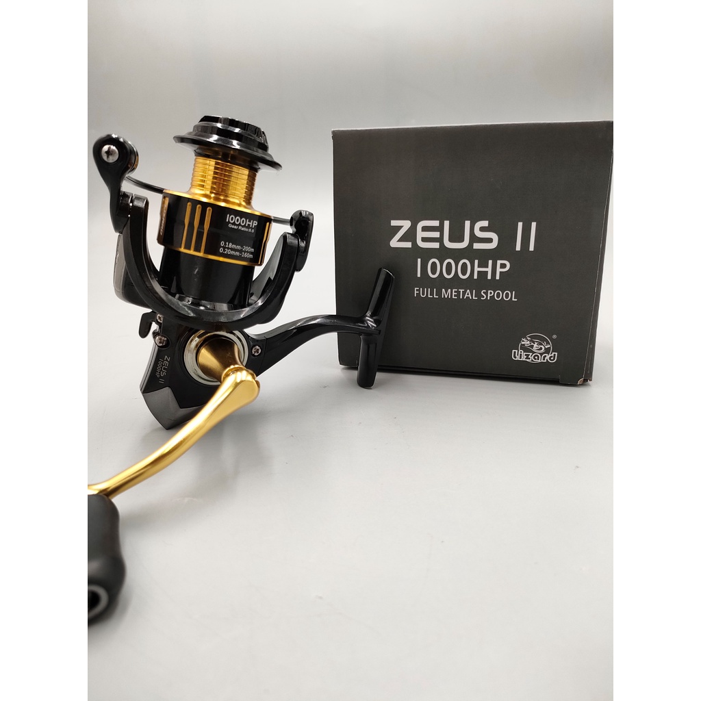Jual Reel lizard zeus hp 2 power handle SW SALT WATER CONCEPT reel pancing full metal spool ...