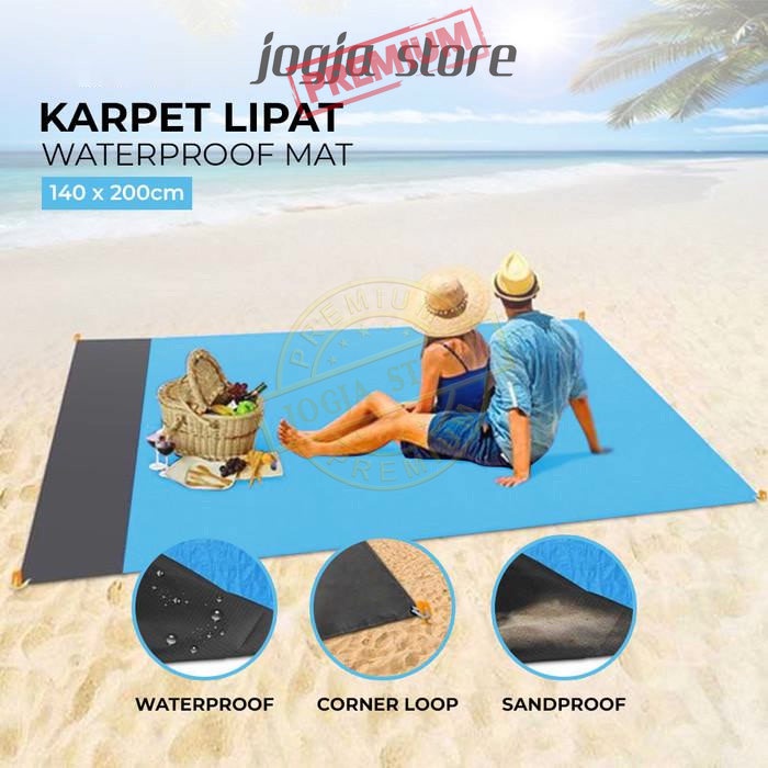 Jual Karpet Lipat Piknik 2m Tikar Camping Waterproof Mat Outdoor ...