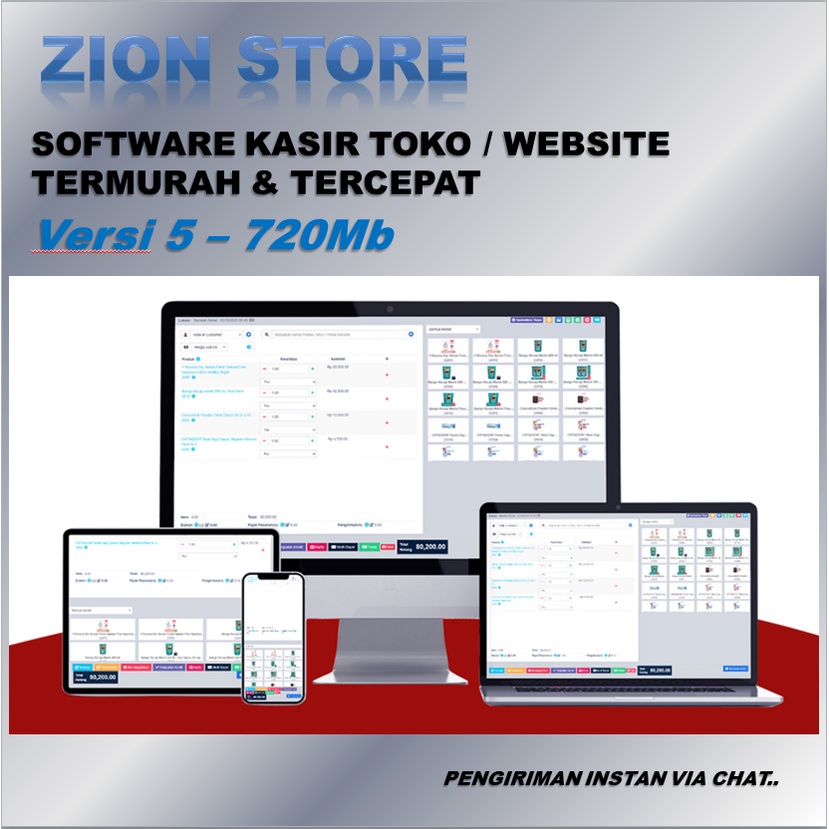 Jual SOFTWARE KASIR TOKO VERSI 5 - 720 mb BY ZION STORE | Shopee Indonesia