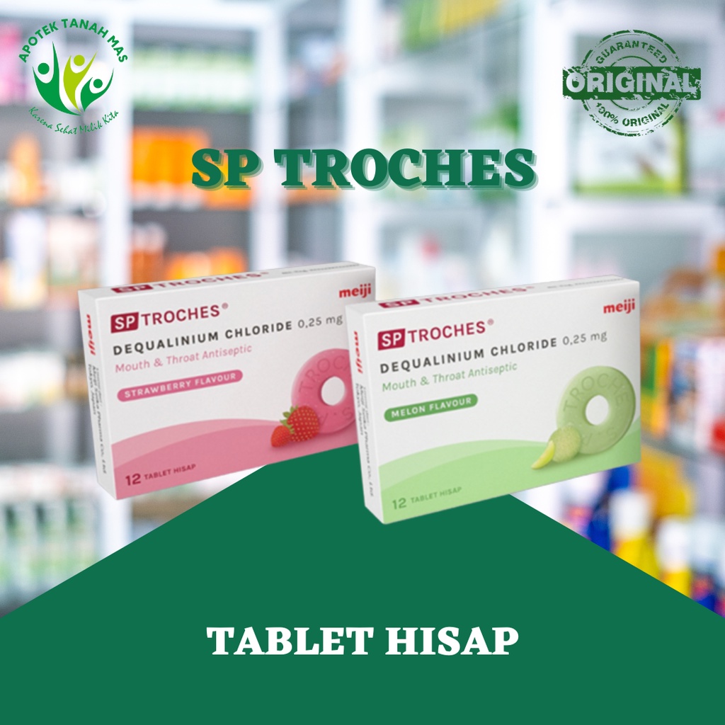 Jual SP Troches Tablet Hisap Sakit Tenggorokan Sariawan | Shopee Indonesia