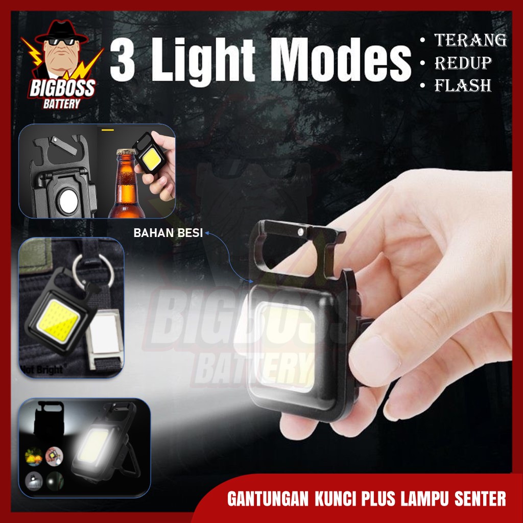 Jual Lampu Senter Mini Super Terang Flashlight LED Portable Cas USB ...
