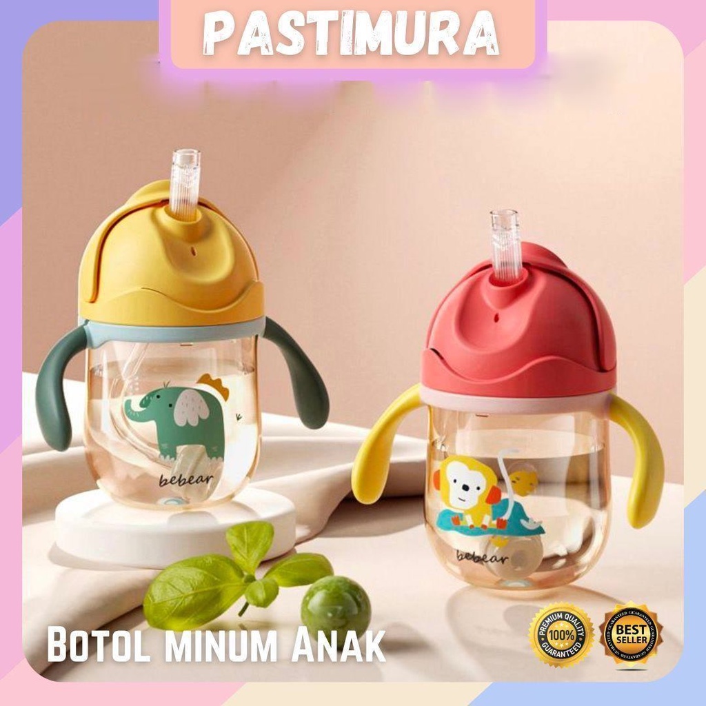 Jual [PSM] Botol Minum Anak Sedotan Lucu Botol Minum Bayi Training Cup ...