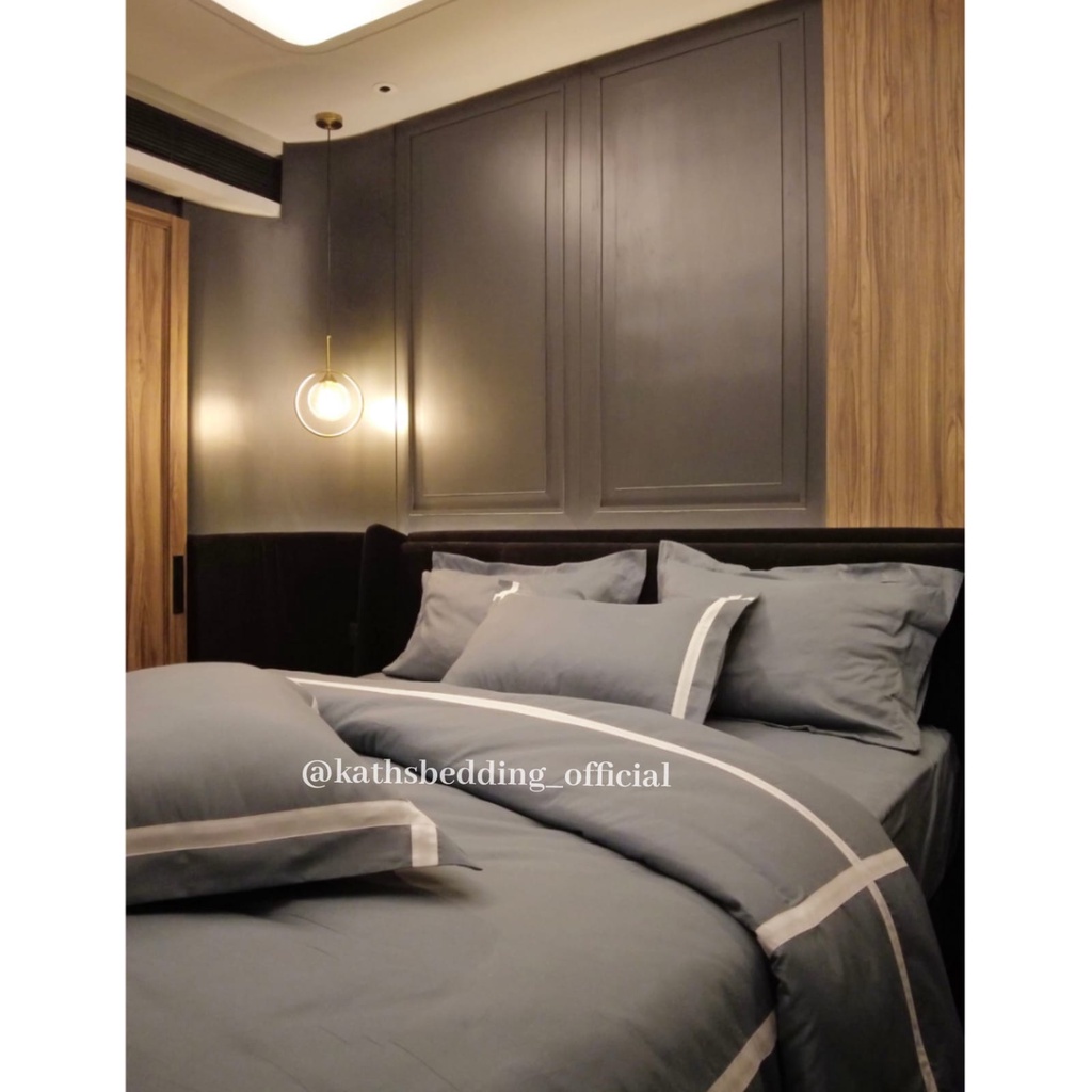 Jual Sprei Korea Model List Ruby Line set dengan Bedcover | Shopee Indonesia