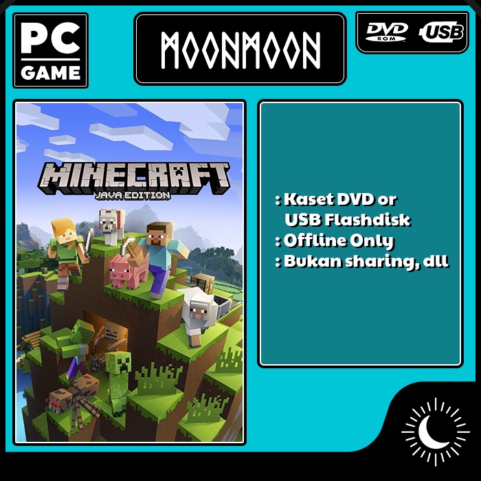 Jual Minecraft Java Edition (2011) Up to Date Game PC Laptop Termurah ...