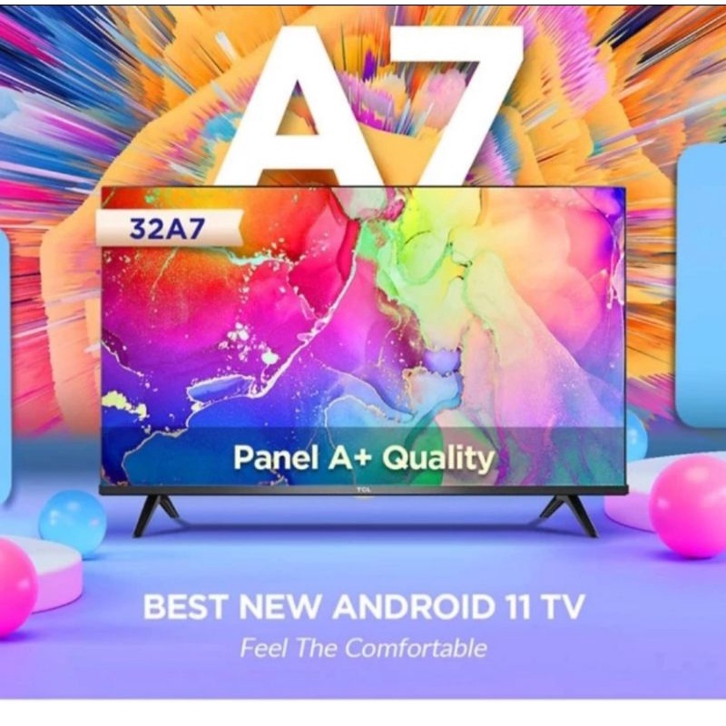 Jual tcl tv android al smart tipe 32A7 hd 32 inch | Shopee Indonesia