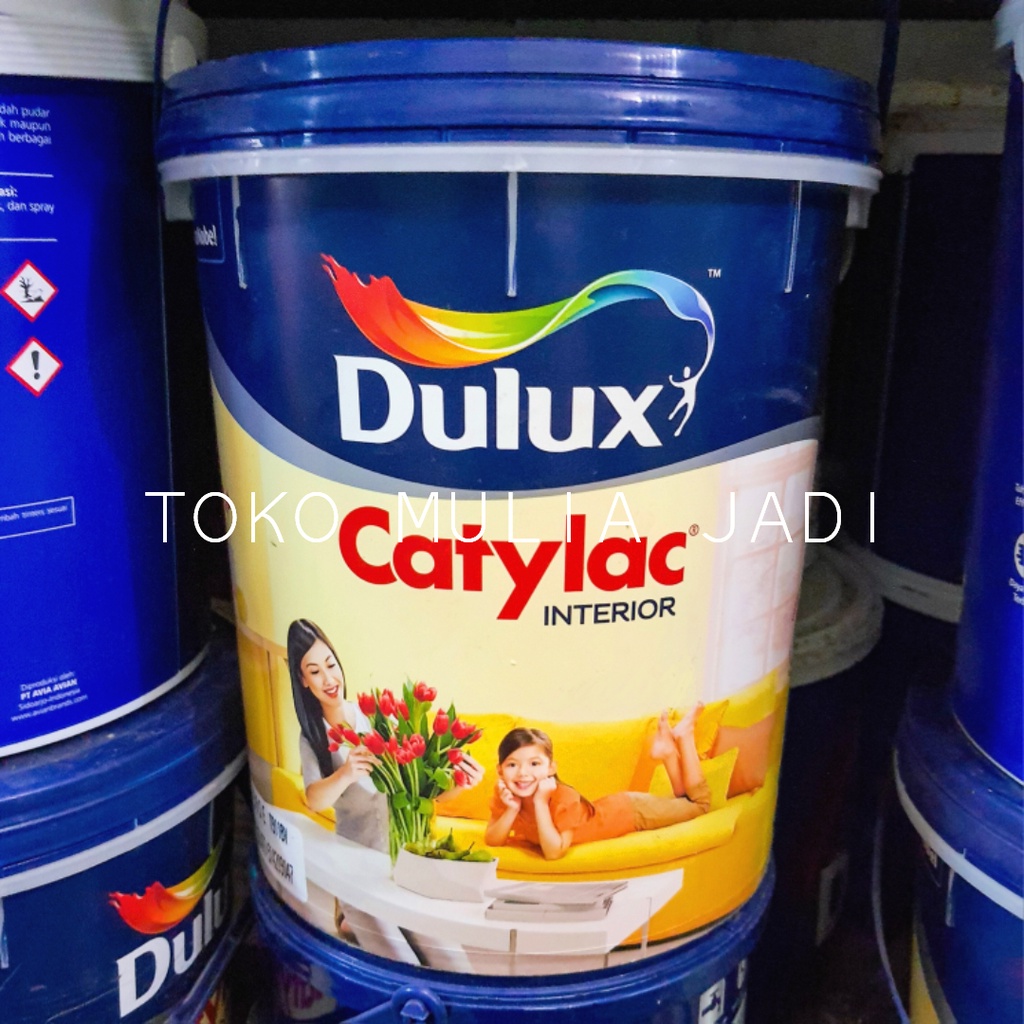 Jual Cat Dulux Catylac interior 5 kg putih / tembok dinding air dalam ...